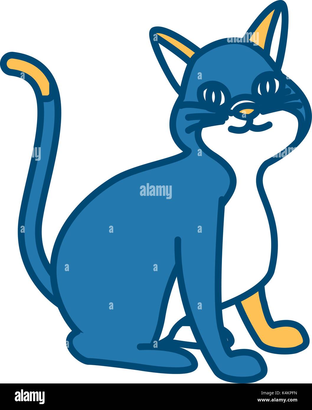 Cat pet cartoon Stock Vector Image & Art - Alamy