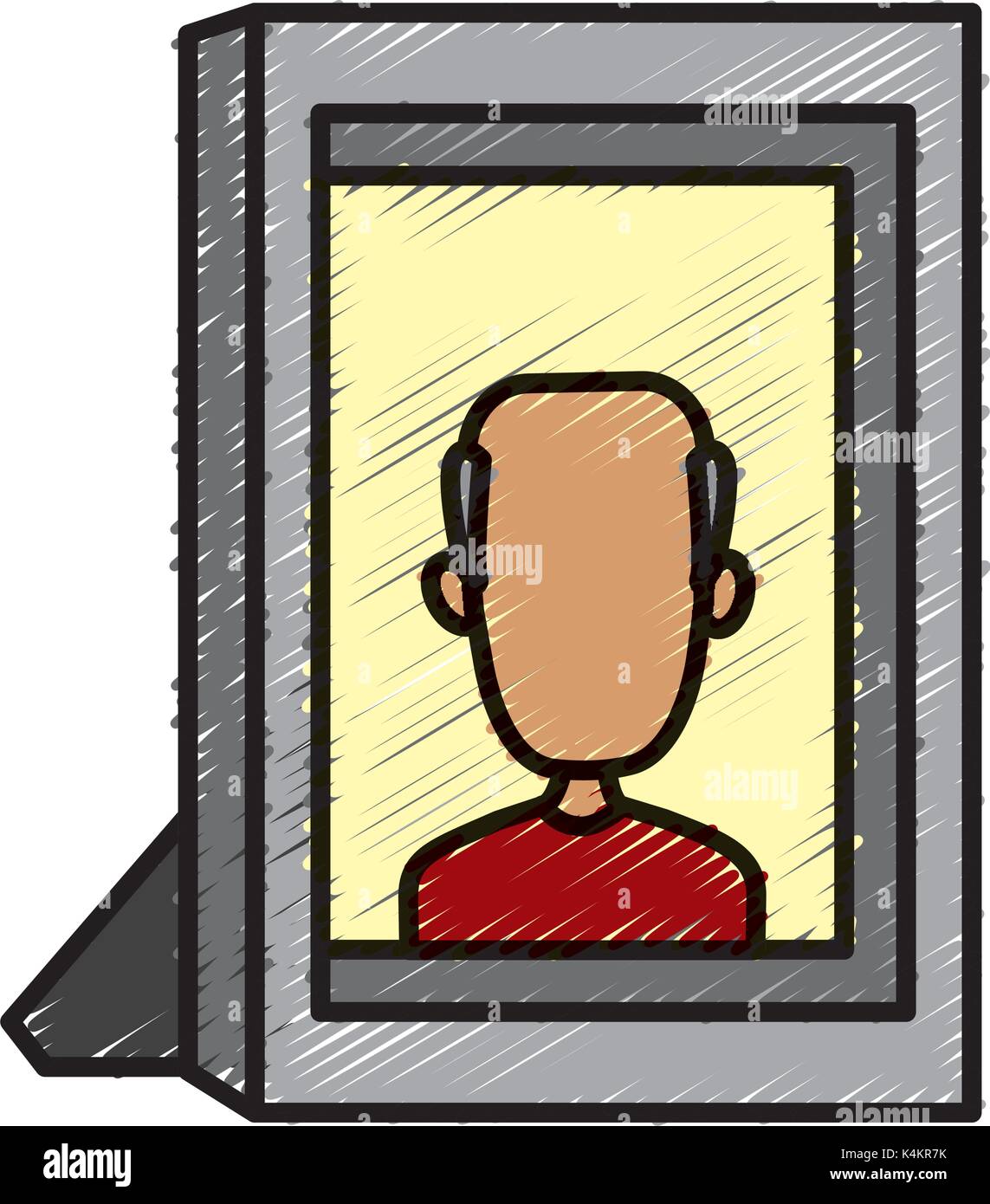 Old man picture frame Stock Vector Image & Art - Alamy