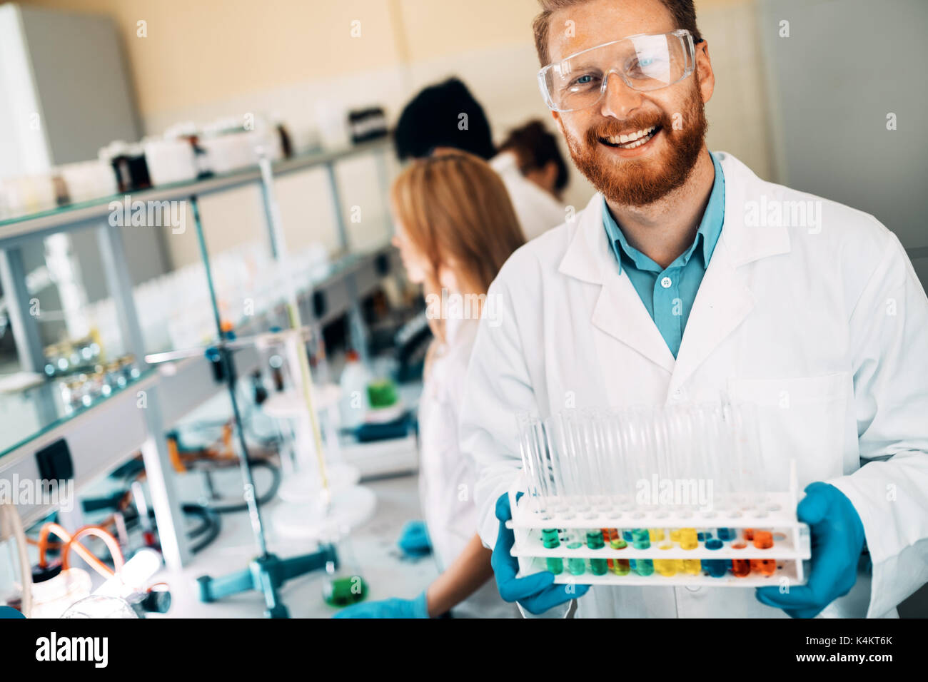 Scientist in white lab hi-res stock photography and images - Alamy