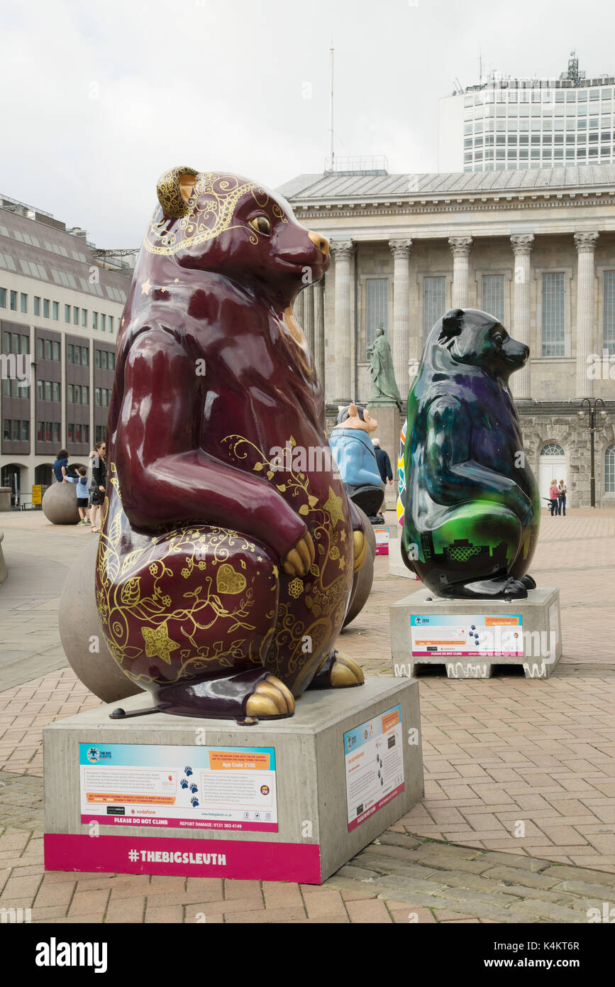The Big Sleuth, Birmingham, England, Sunmmer 2017, Sun and Moon Bear ...