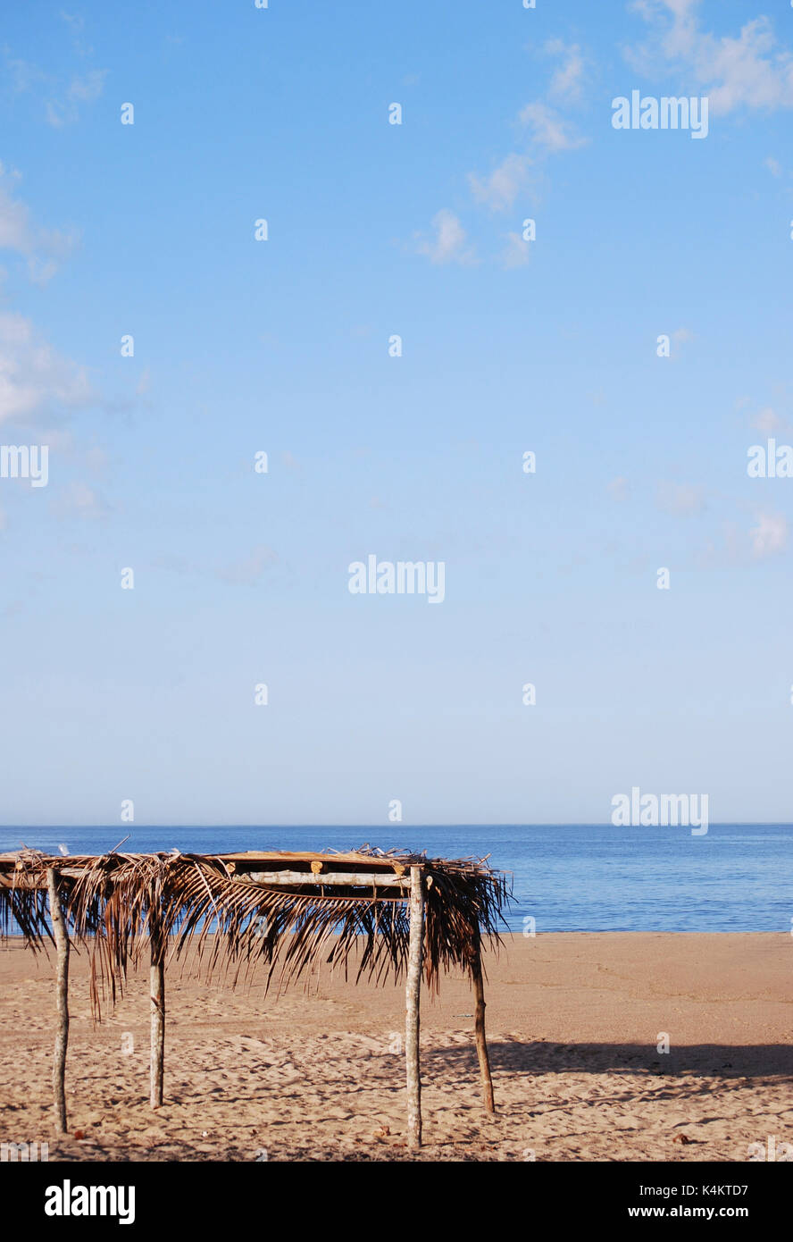 rustic ramada palapa along the coast of Mexico Stock Photo - Alamy