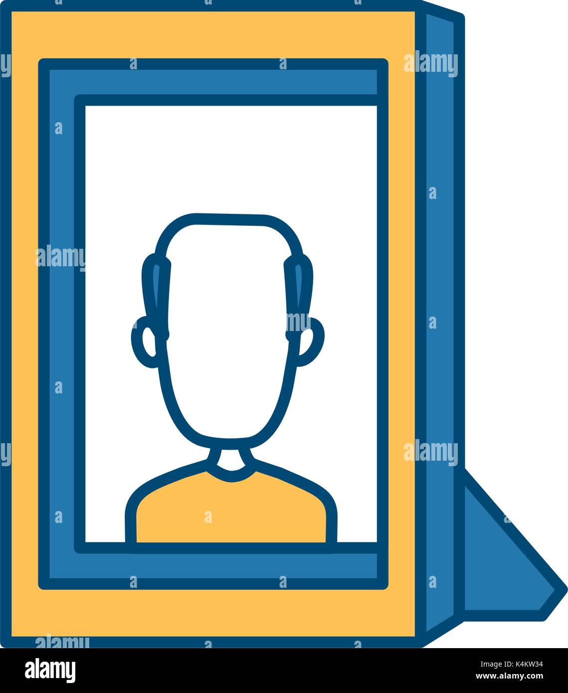 Man picture frame Stock Vector Images - Alamy