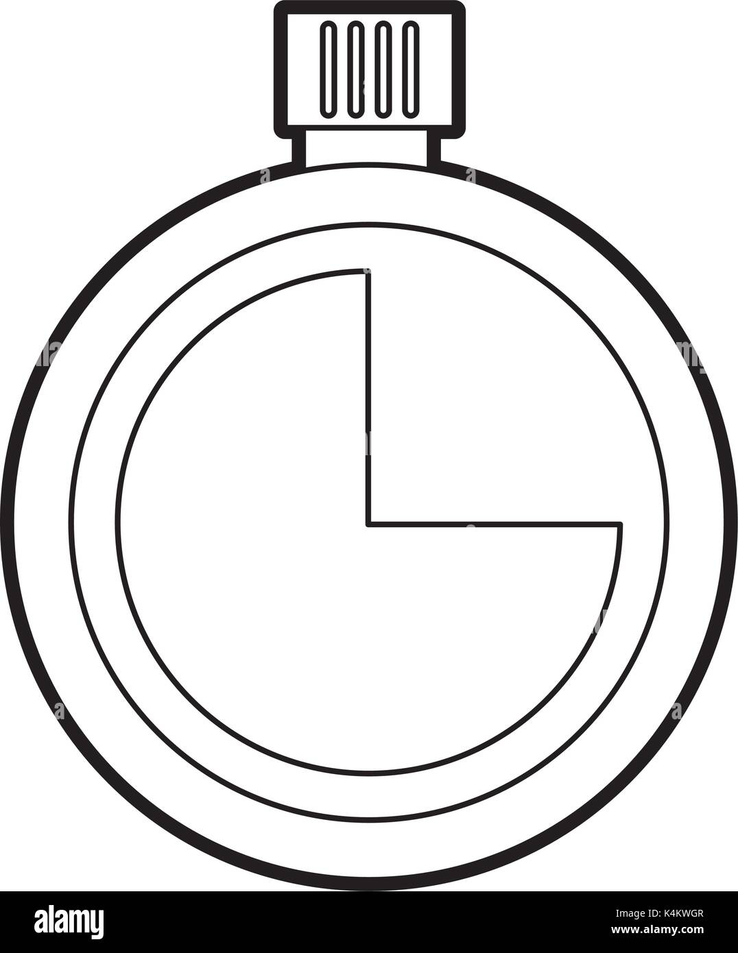 stopwatch timer second time concept Stock Vector Image & Art - Alamy