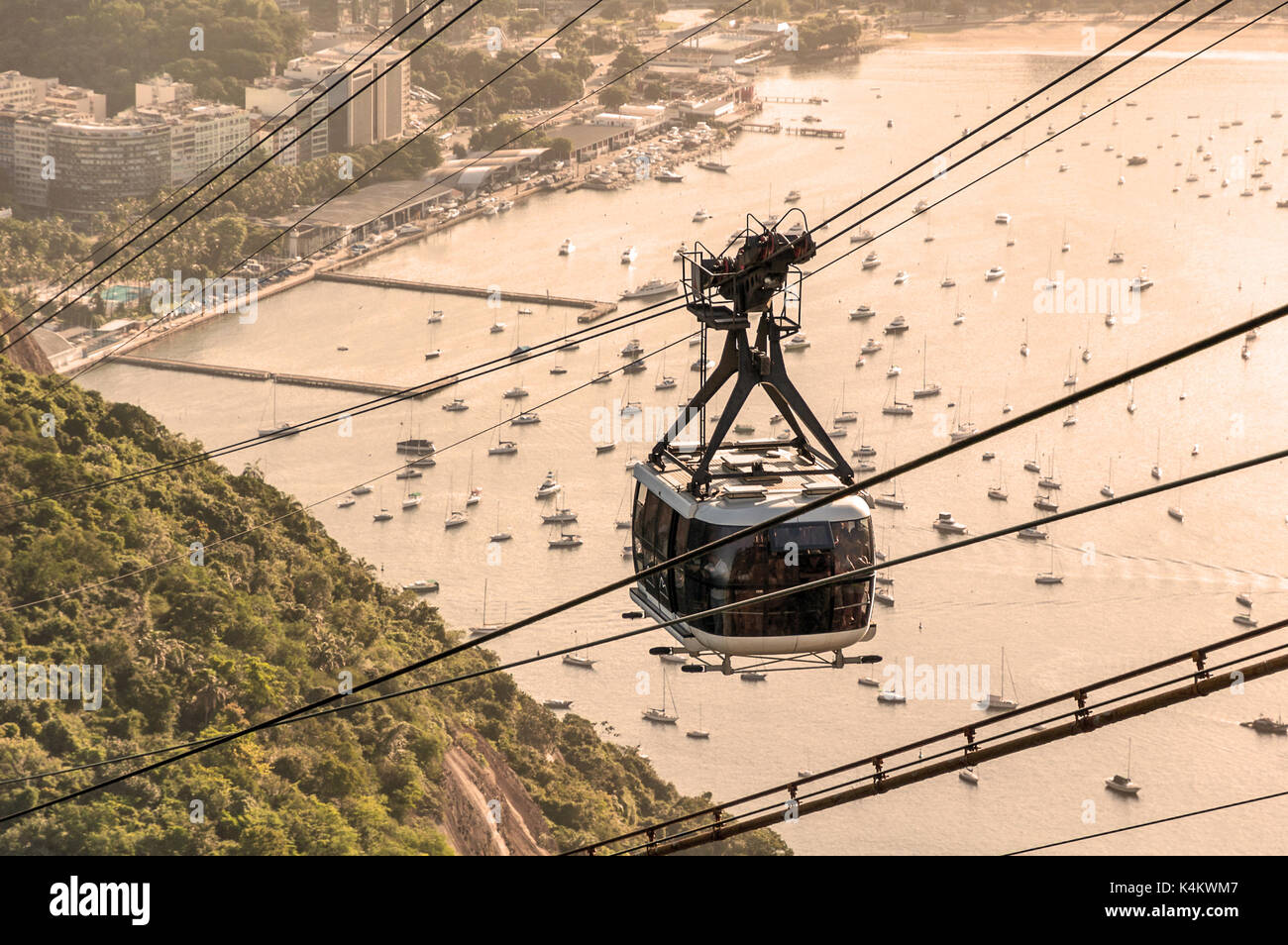 Cable car in Rio Stock Photo - Alamy