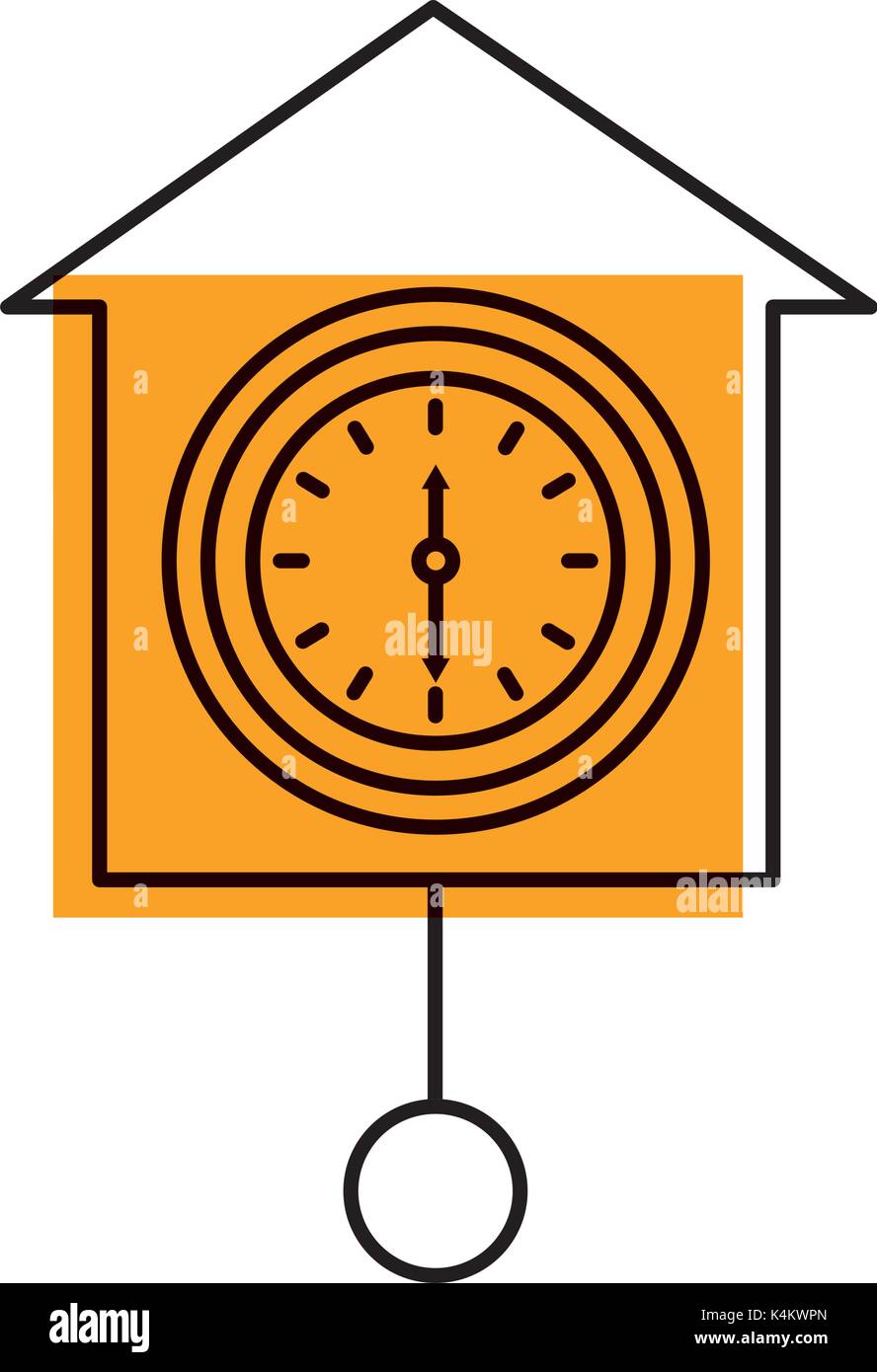 wall clock icon object time concept Stock Vector Image & Art - Alamy