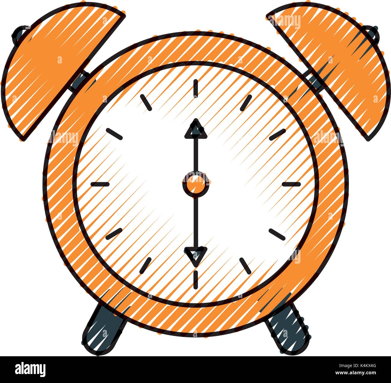 alarm clock time alert bell hour concept Stock Vector Image & Art - Alamy