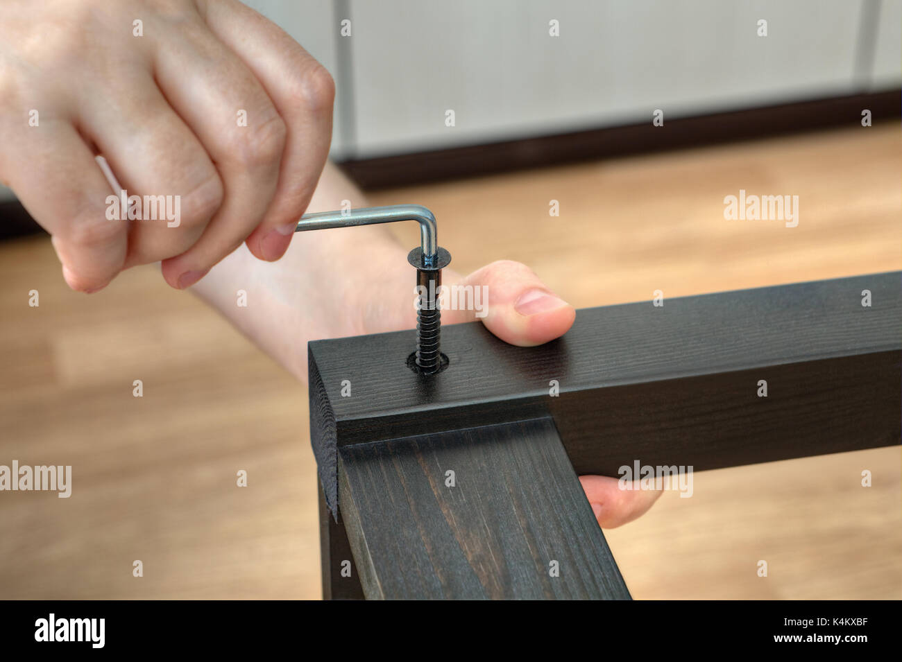 Furniture screw wrench hi-res stock photography and images - Alamy