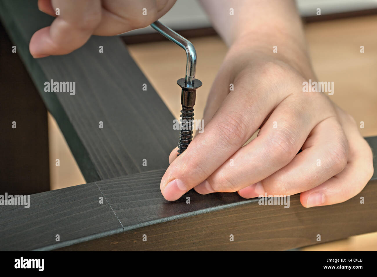 Chair screws hi-res stock photography and images - Alamy