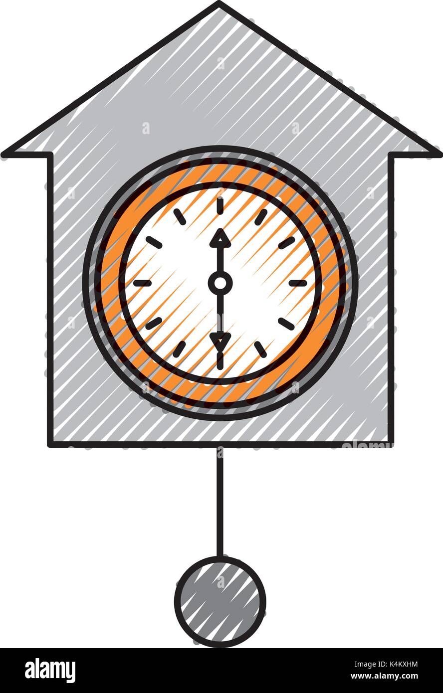 wall clock icon object time concept Stock Vector Image & Art - Alamy