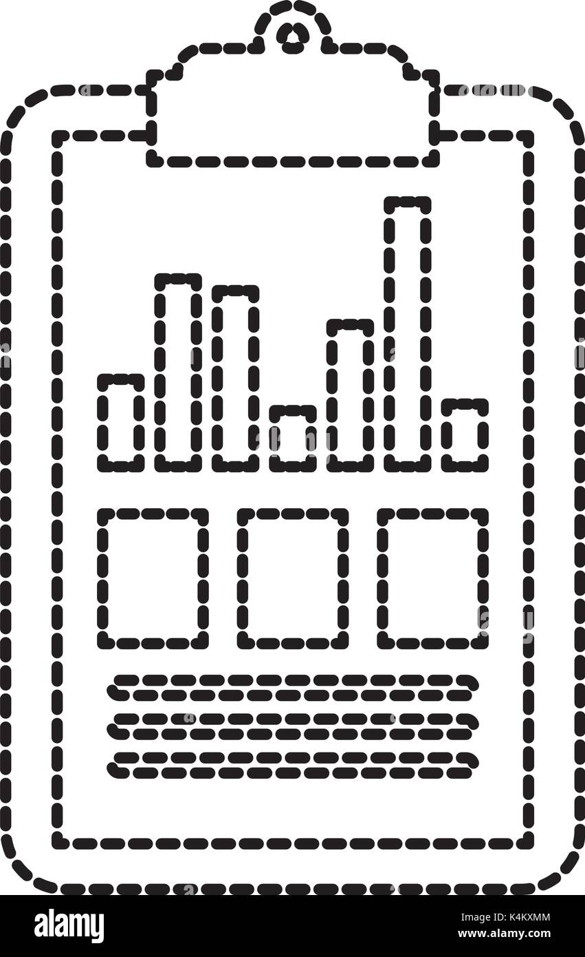 clipboard business graph checklist report Stock Vector Image & Art - Alamy