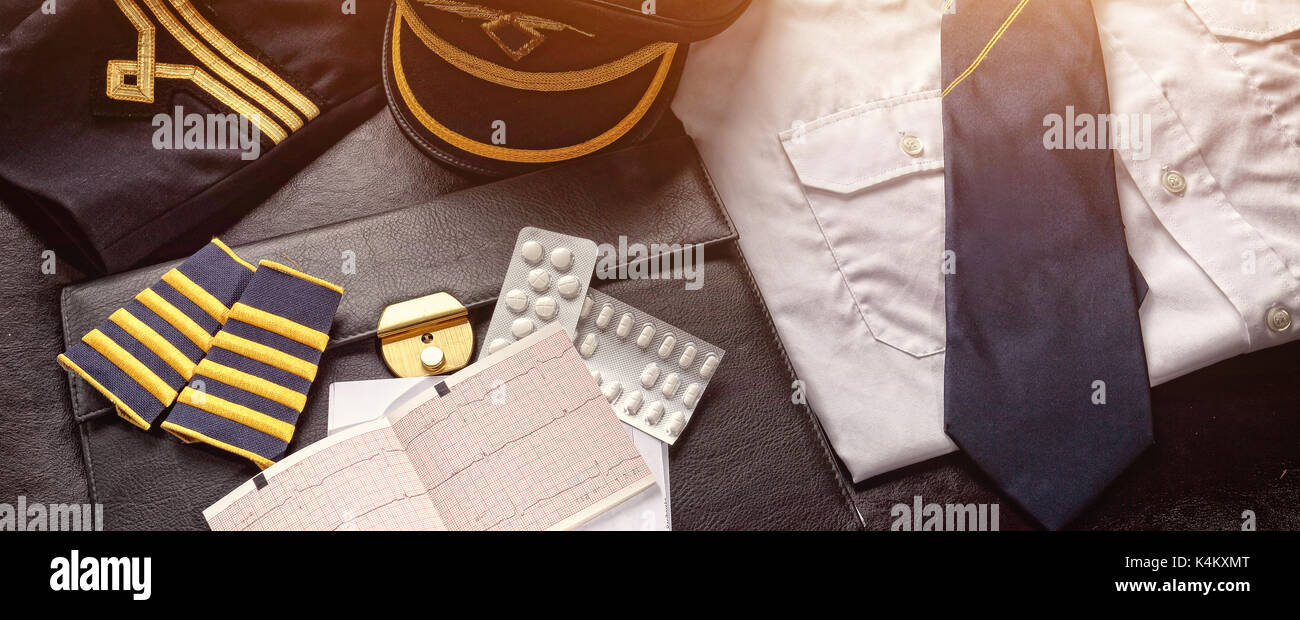 Medical examination of a professional pilot Stock Photo - Alamy