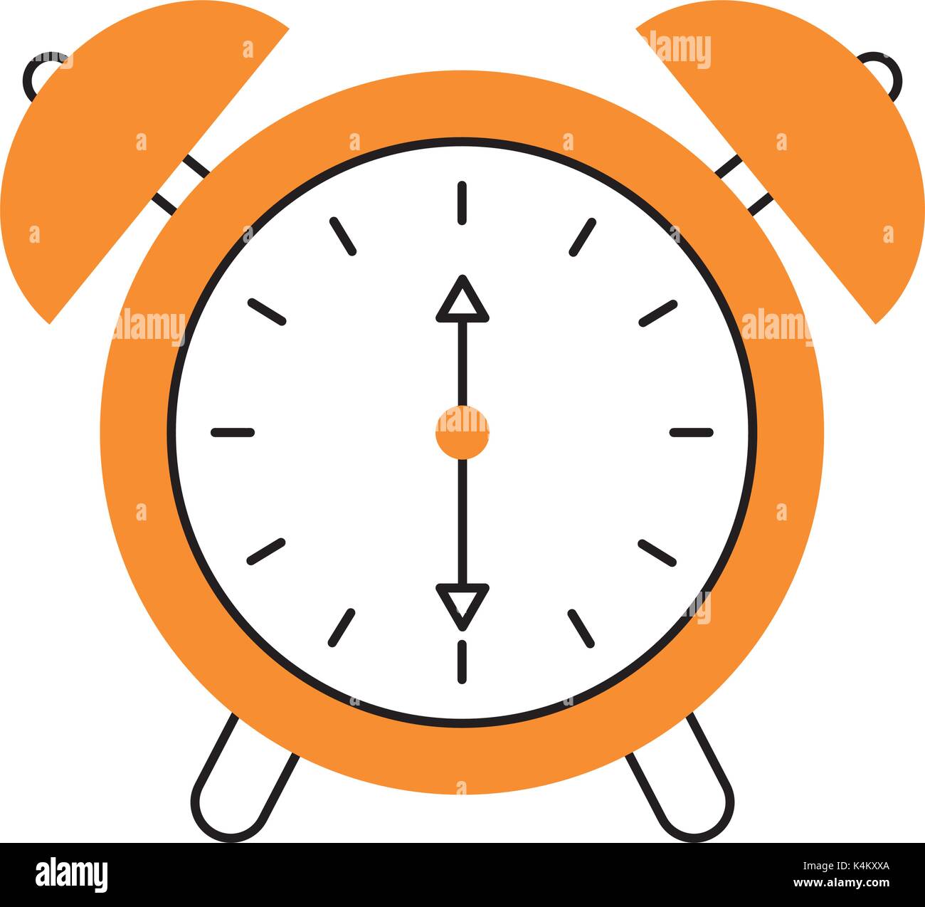 alarm clock time alert bell hour concept Stock Vector Image & Art - Alamy