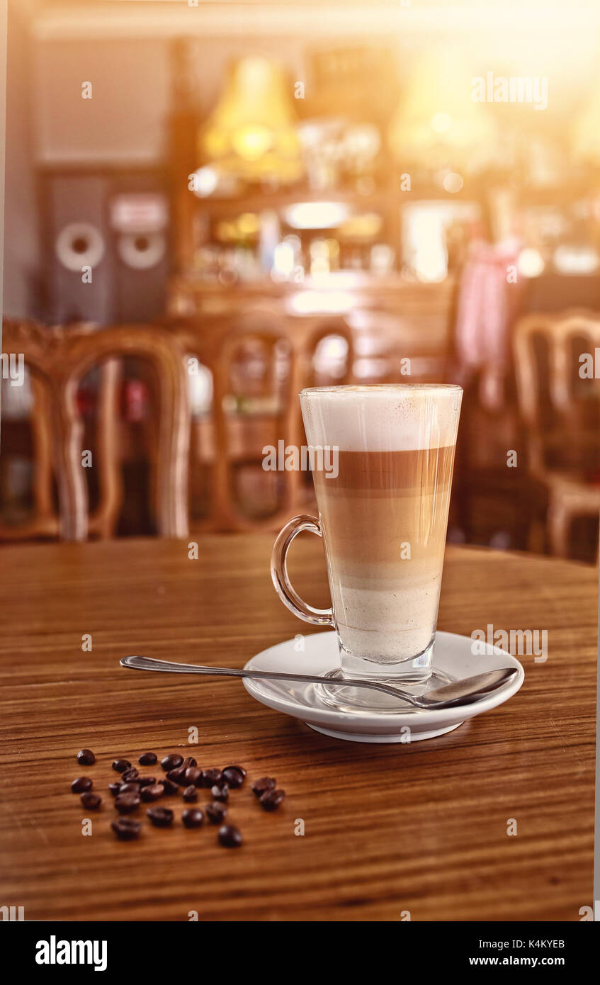 Delicious coffee in the restaurant Stock Photo - Alamy