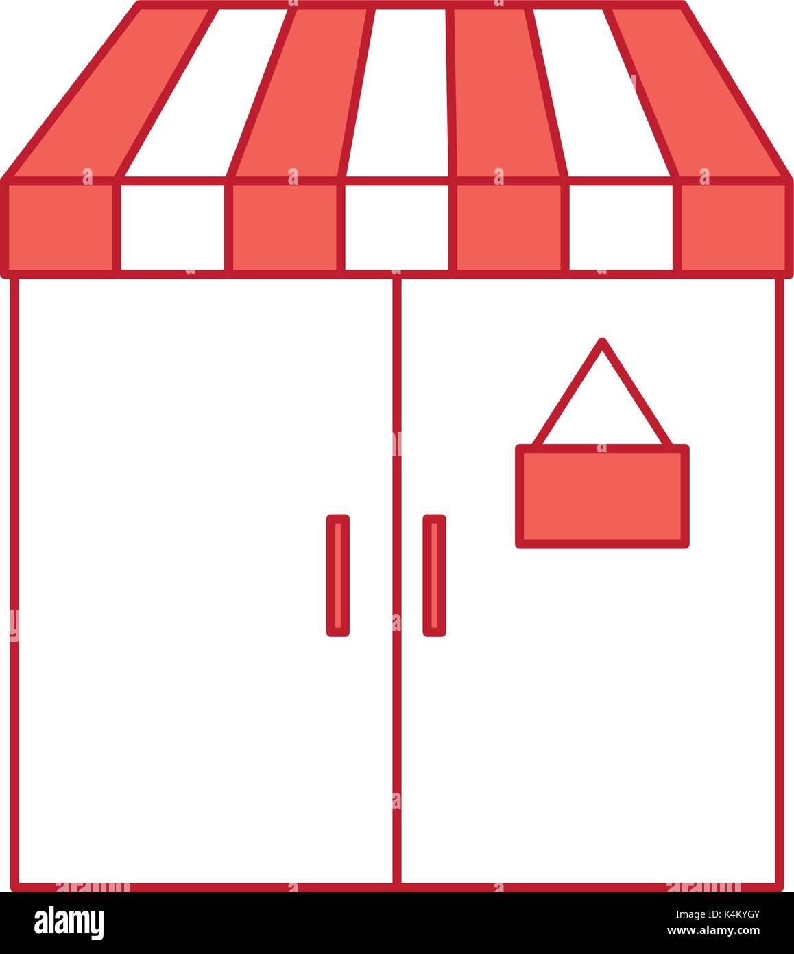 Grocery door Stock Vector Images - Alamy