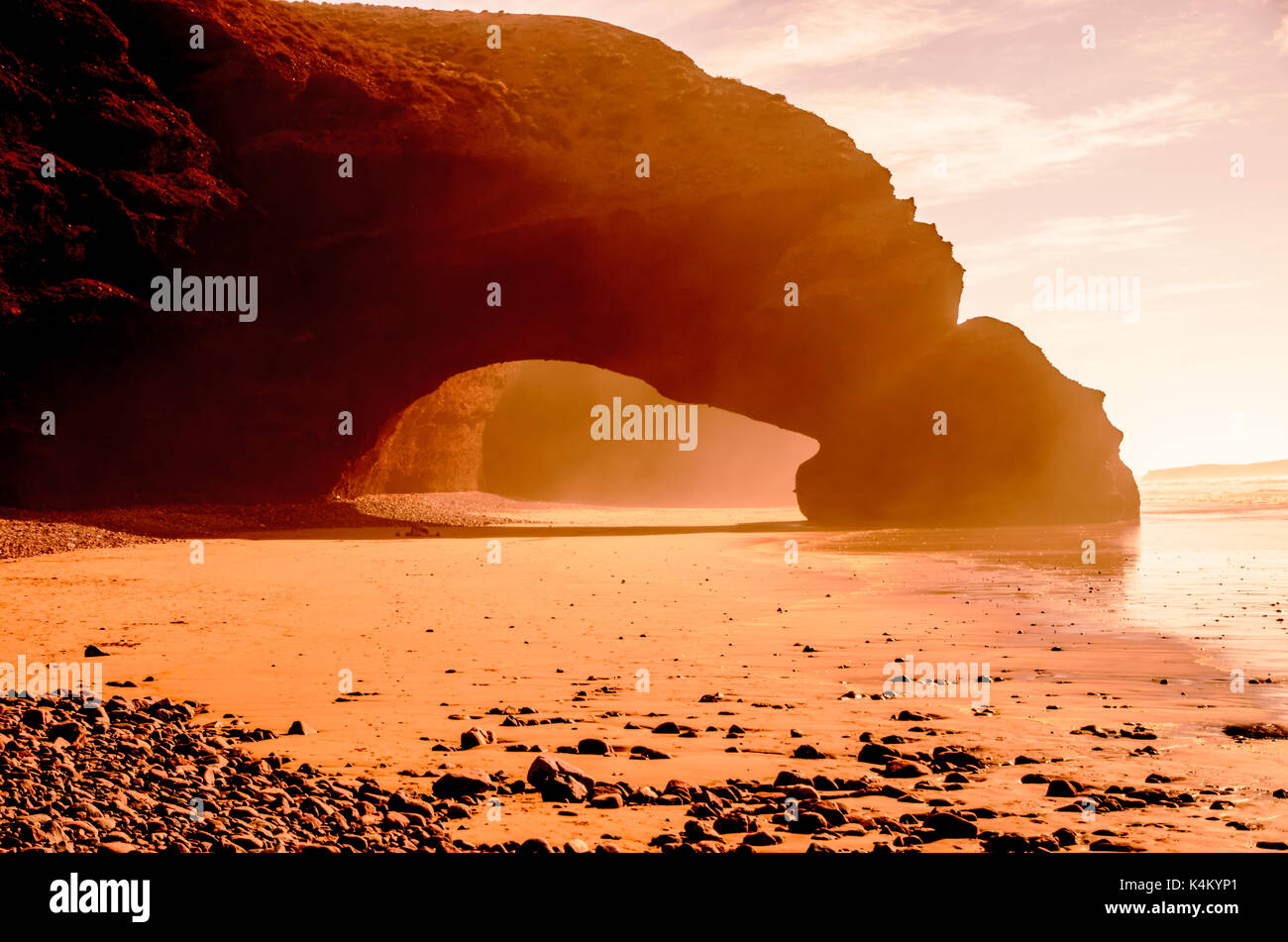Arch on legzira beach atlantic hi-res stock photography and images - Alamy