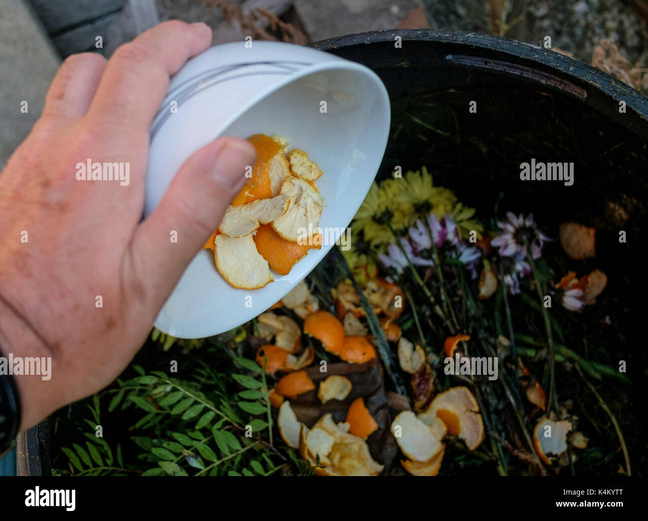 Food waste compost hi-res stock photography and images - Alamy