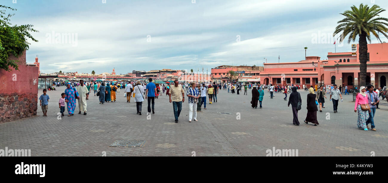 Marrakech main square Stock Photo - Alamy