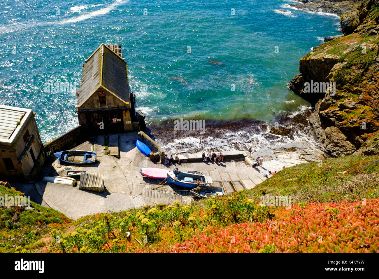 Polpeor Cove, Lizard Point,Cornwall England UK Stock Photo - Alamy