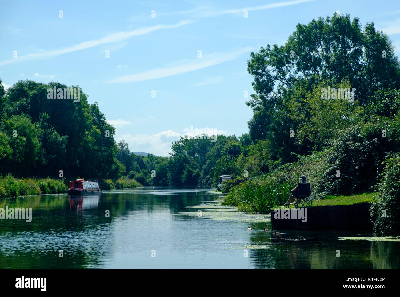 Gloucester and Sharpness Canal at Purton Gloucestershire England UK ...