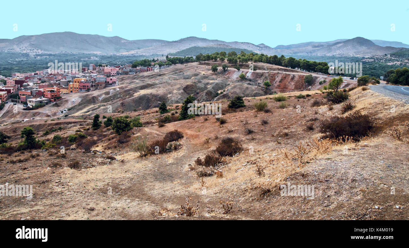 Moroccan mountain road Stock Photo - Alamy