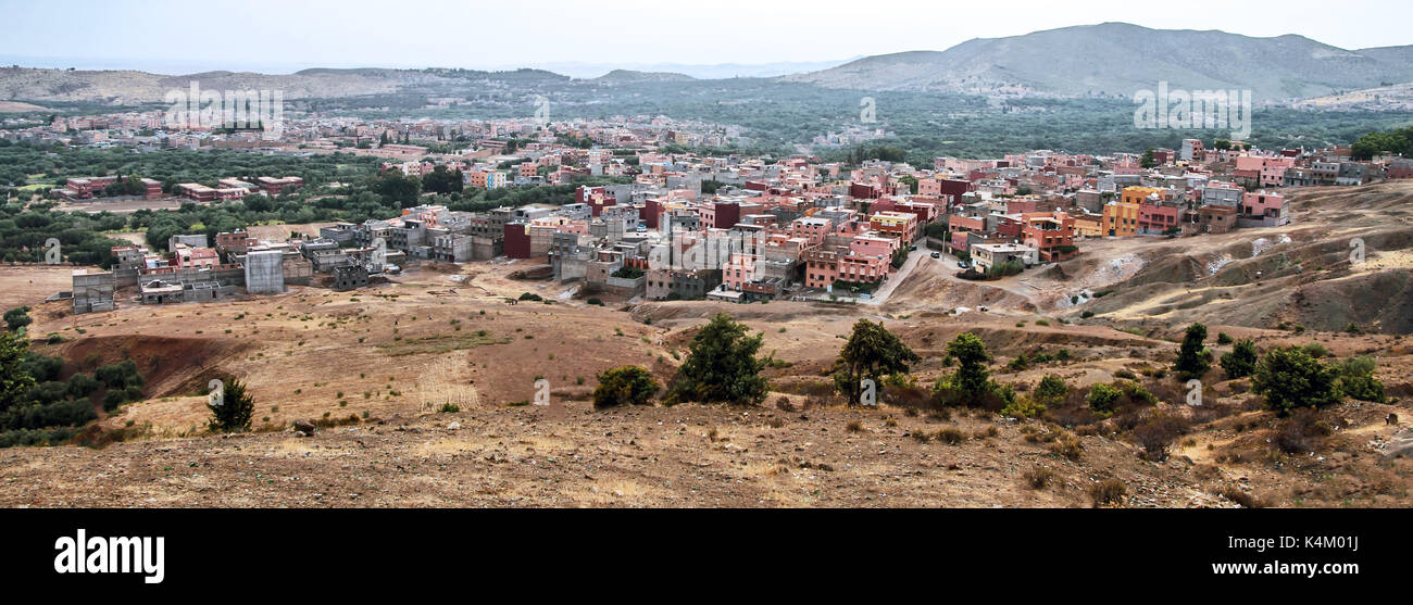 Moroccan city Demnate Stock Photo - Alamy
