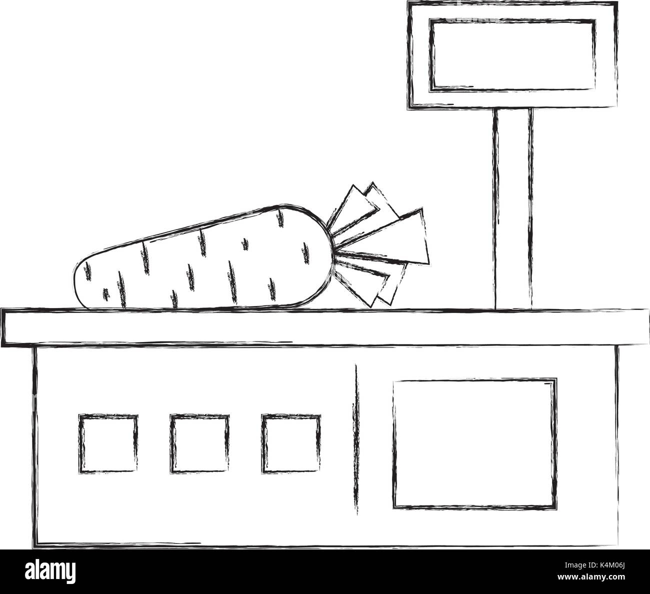 weight scale measure supermarket equipment Stock Vector Image & Art - Alamy