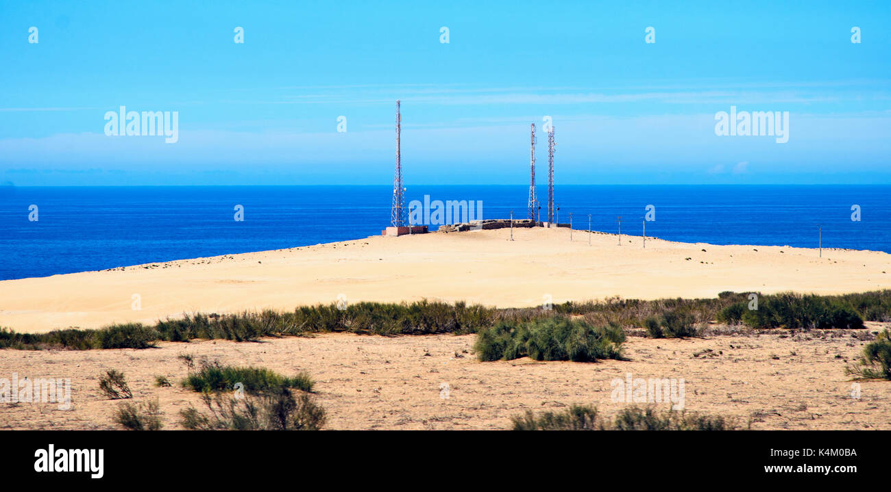 Moroccan sands and ocean Stock Photo - Alamy