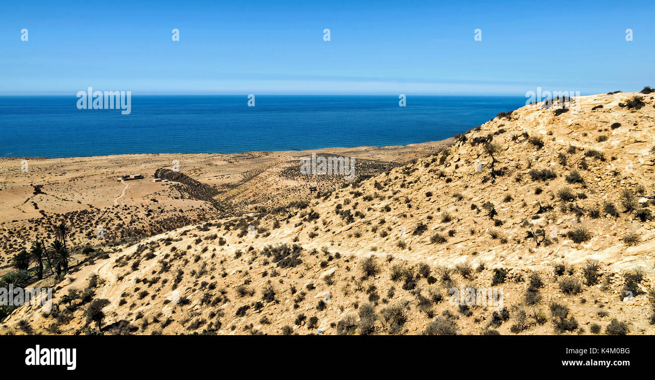 Moroccan sands and ocean Stock Photo - Alamy