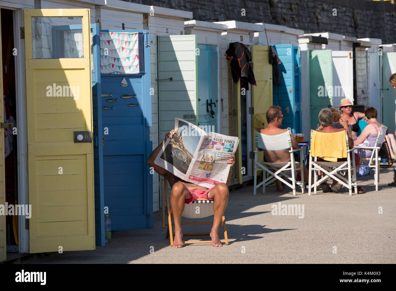 Lyme Regis, ancient town featured in the Domesday Book, with historical ...