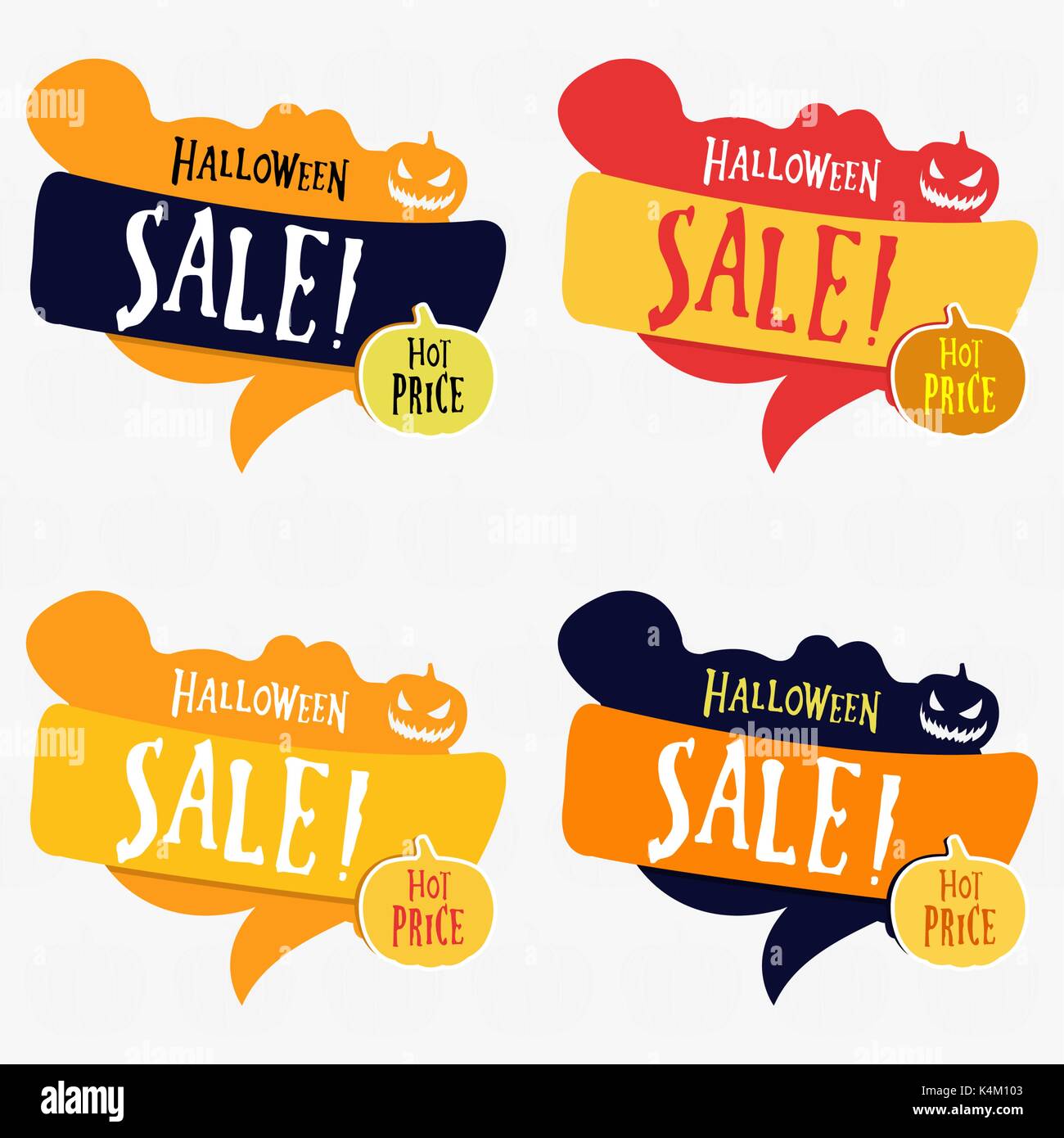 halloween price tags banner set Stock Vector Image & Art - Alamy