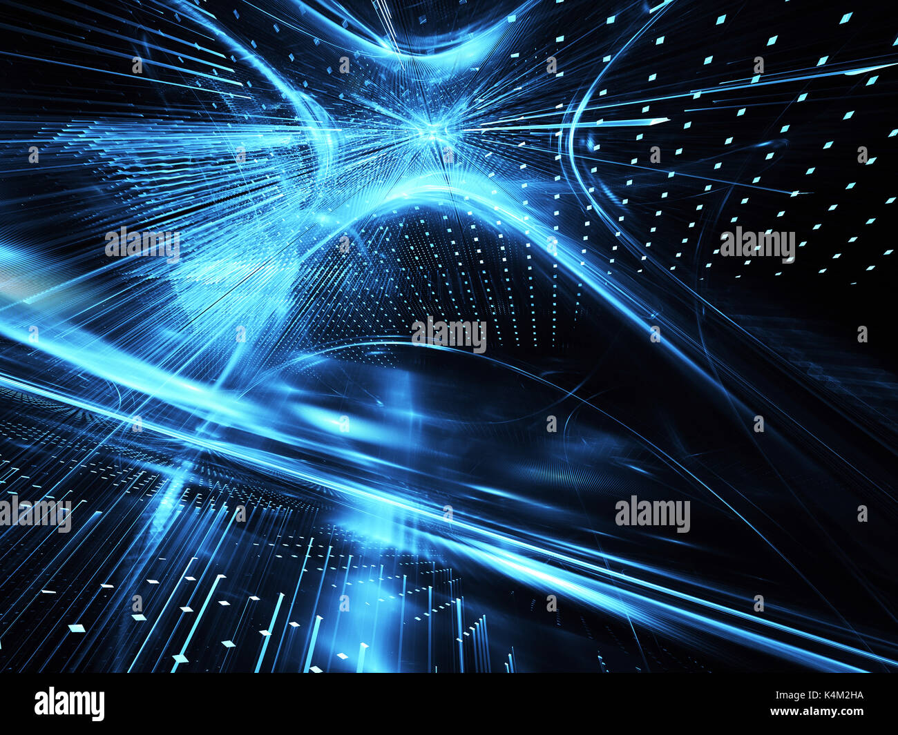 Abstract technology illustration, illustration Stock Photo - Alamy
