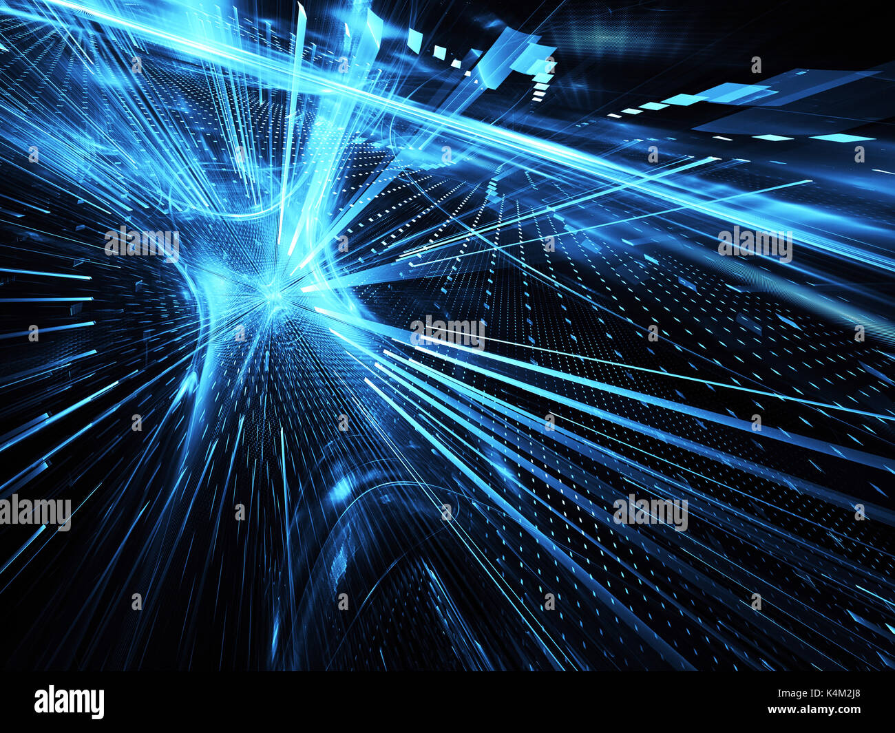 Abstract technology illustration, illustration Stock Photo - Alamy