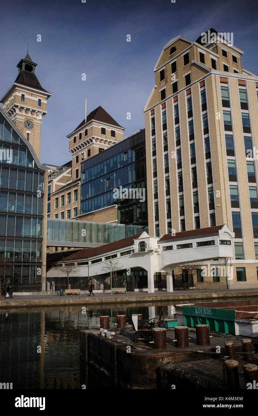 PARIS PANTIN GRANDS MOULINS AND CANAL - PARIS URBANISM - RENOVATED ...