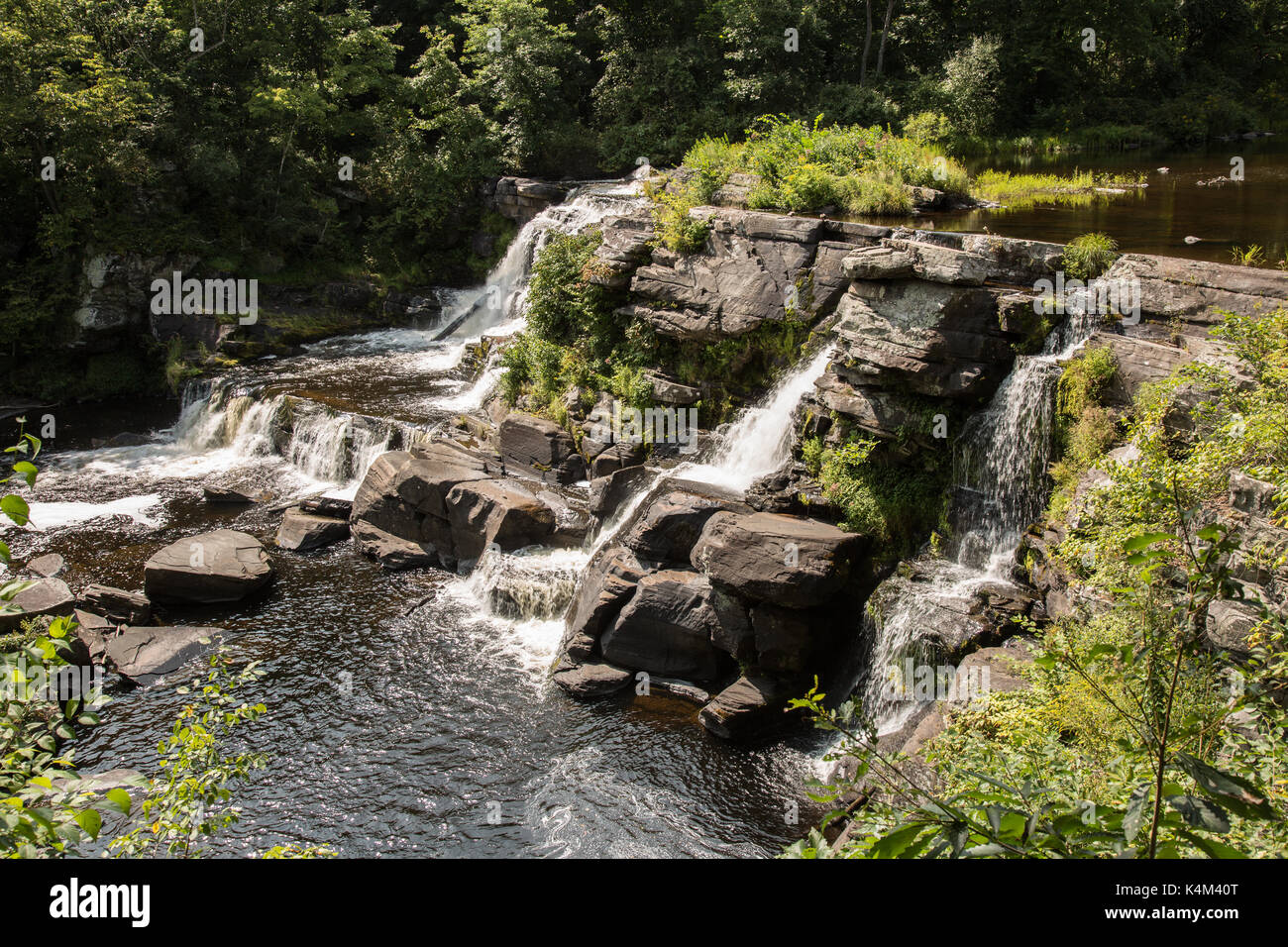 Resica Falls in Pennsylvania Stock Photo - Alamy