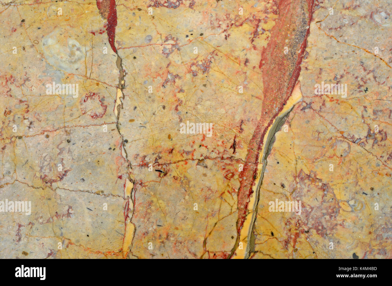 Surface of the Sarrancolin marble stone treated Stock Photo - Alamy
