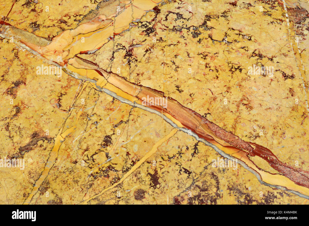 Surface of the Sarrancolin marble stone treated Stock Photo - Alamy