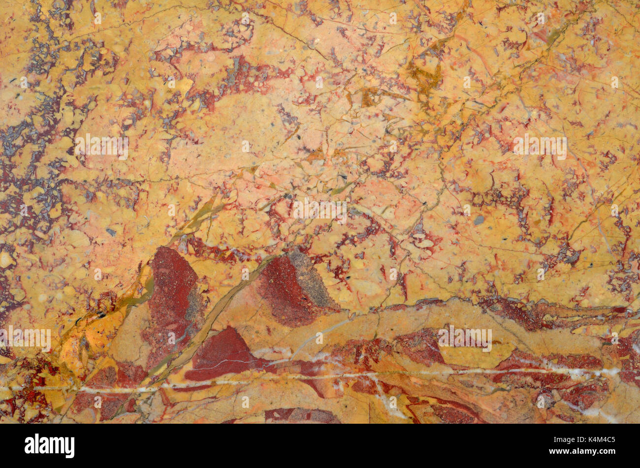 Surface of the Sarrancolin marble stone treated Stock Photo - Alamy