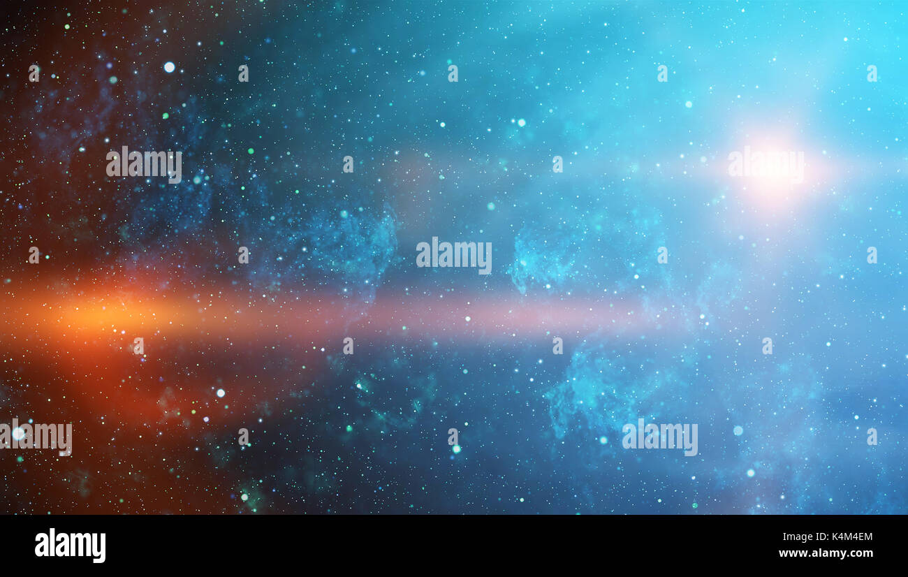 Cosmic abstract background with stars and nebulas Stock Photo - Alamy