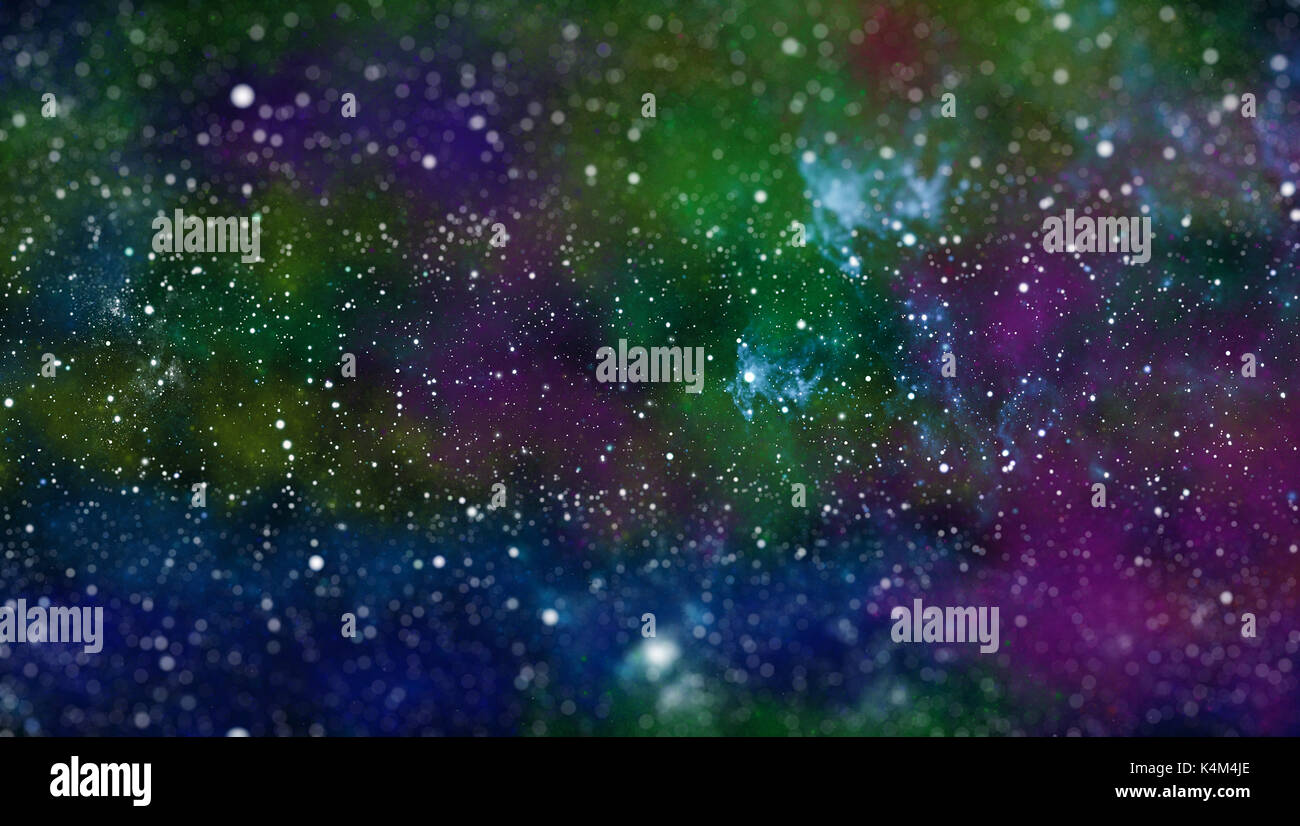 Cosmic abstract background with stars and nebulas Stock Photo - Alamy