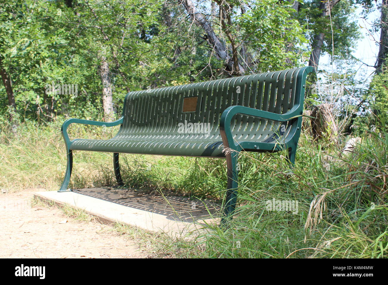 Bench along Fountain Creek Regional Trail in Fountain Creek Regional ...