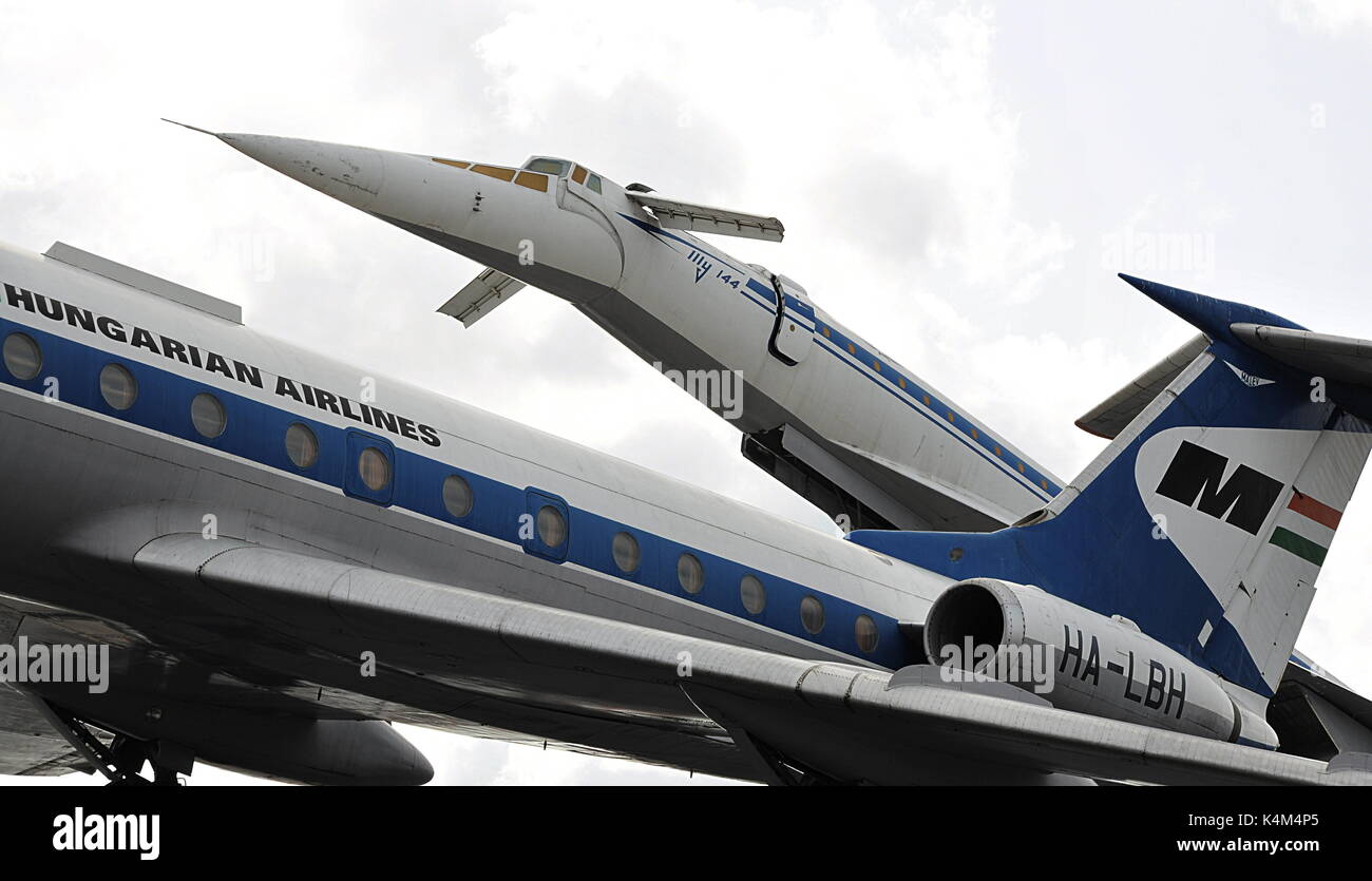 Tupolev Tu144 Concordski Stock Photo - Alamy