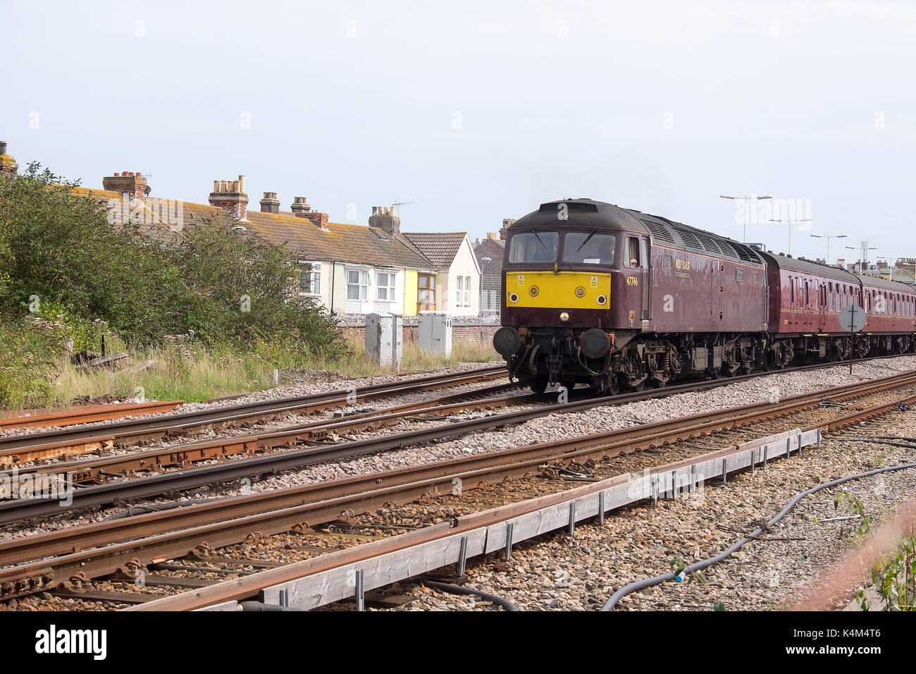 Heritage Diesel engine on Dorset Railwaau Stock Photo - Alamy