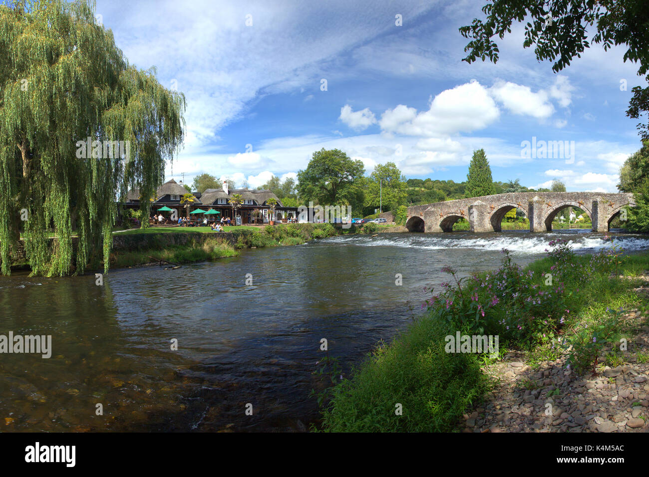 Fishermans cot bickleigh mill tiverton devon hi-res stock photography ...