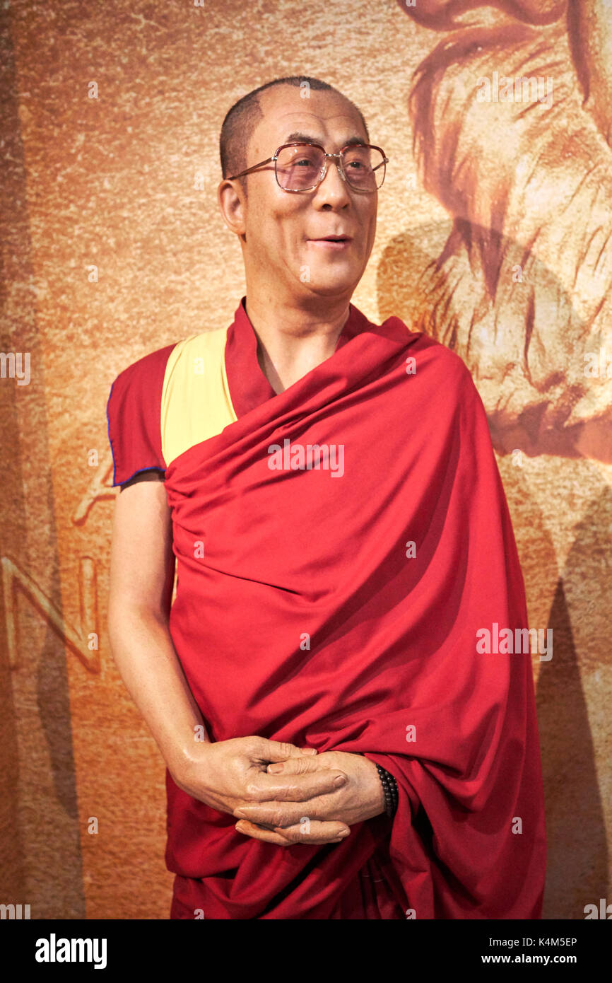 Amsterdam, Netherlands - September 05, 2017: Wax figure of the famous ...