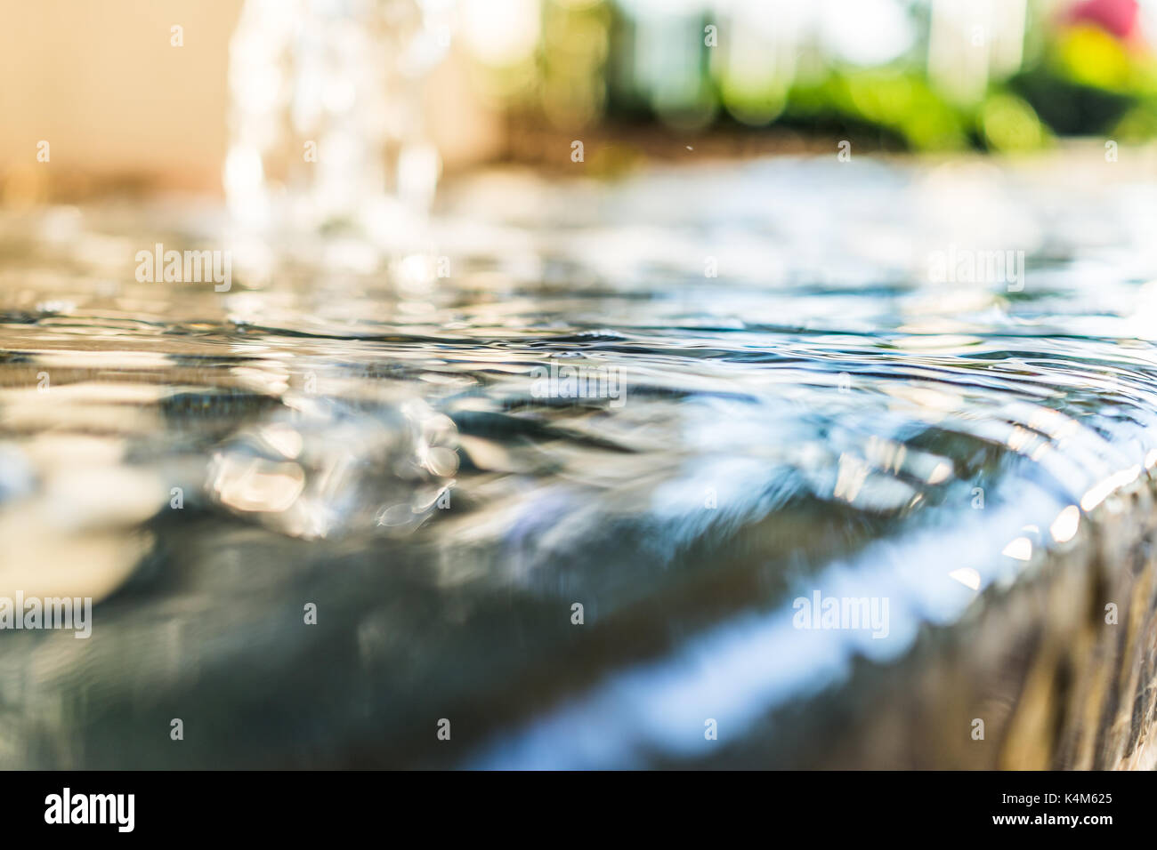 Water flowing in fountain texture hi-res stock photography and images ...
