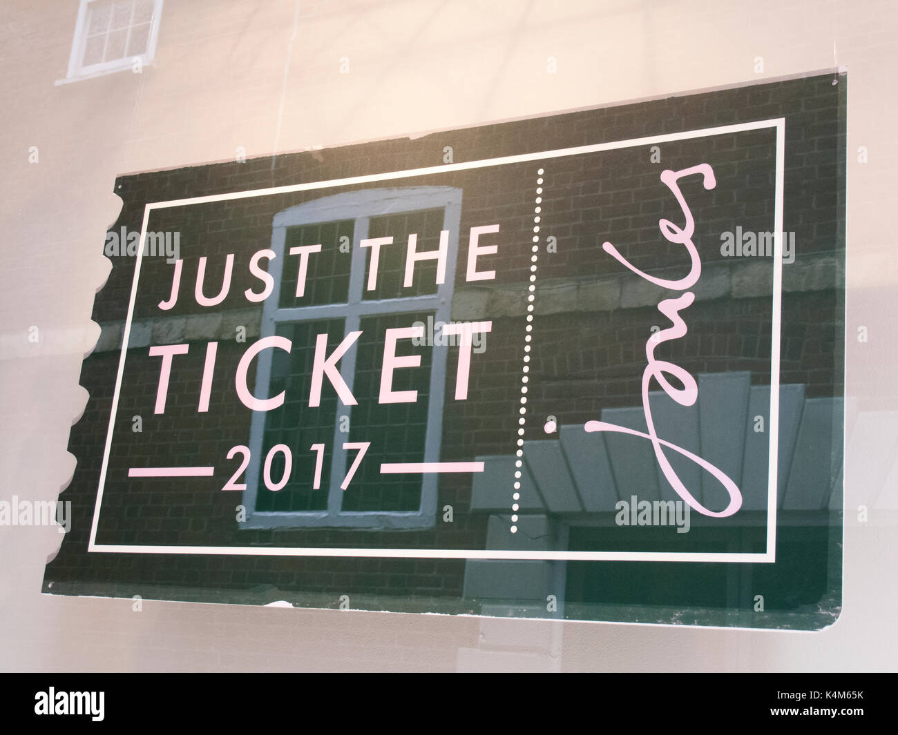 Joules just the ticket window display, British fashion and lifestyle ...