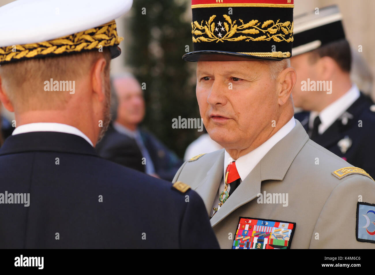 General Pierre Chavancy, Military Governor of Lyon, attends the ...