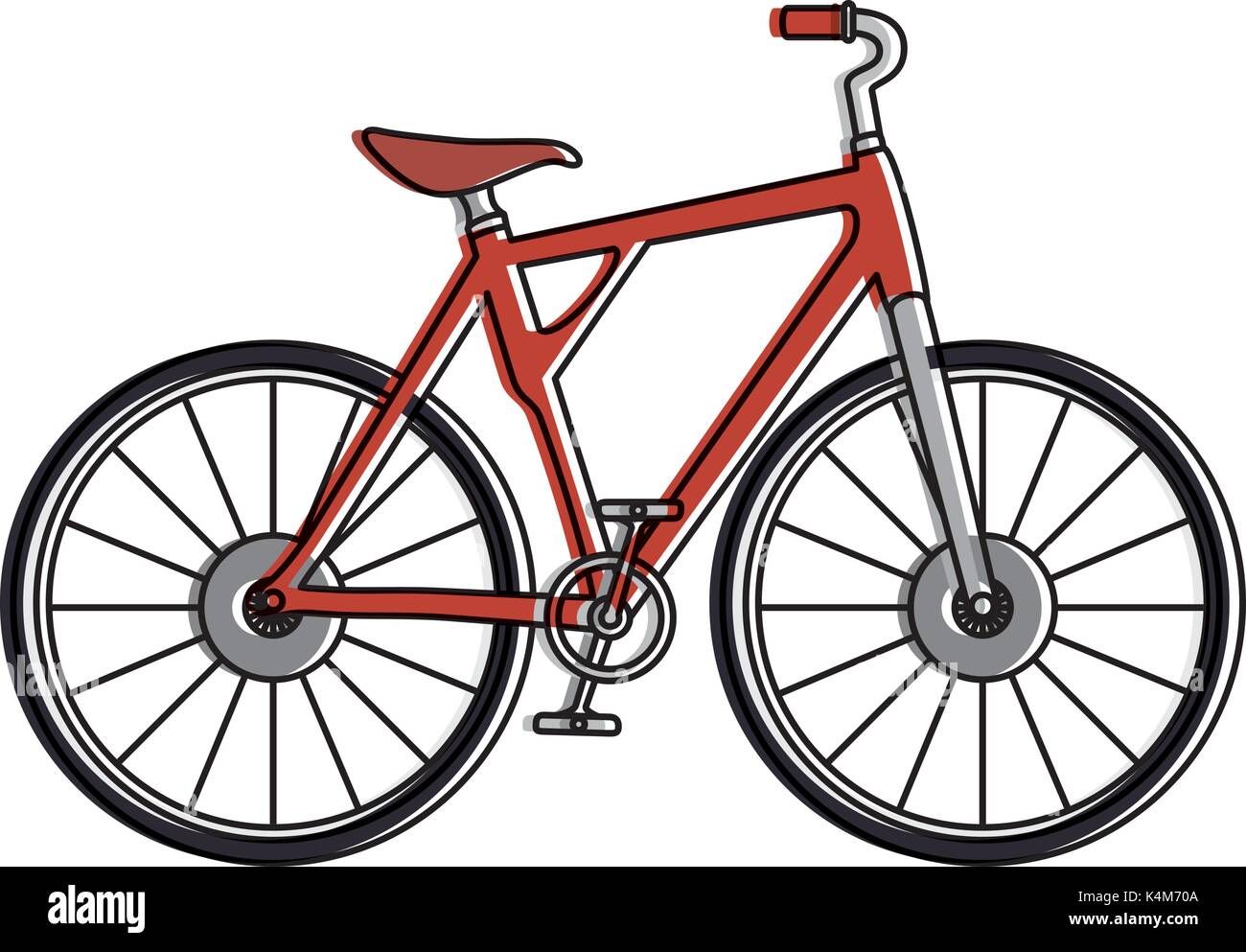 bicycle vehicle isolated icon vector illustration design Stock Vector ...