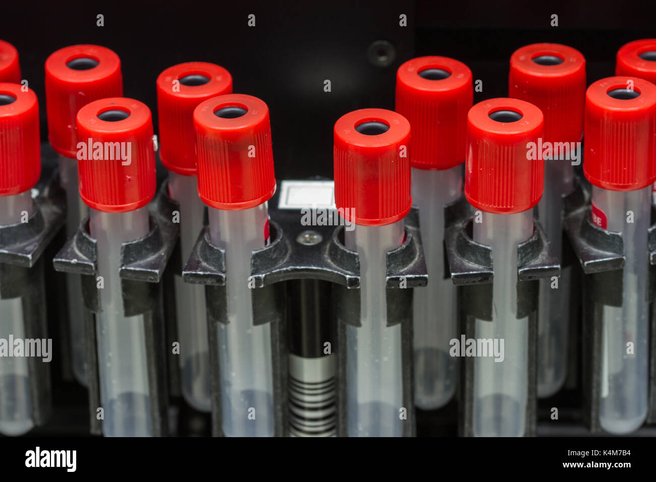 medical blood separation test centrifuge in chemical laboratory ...