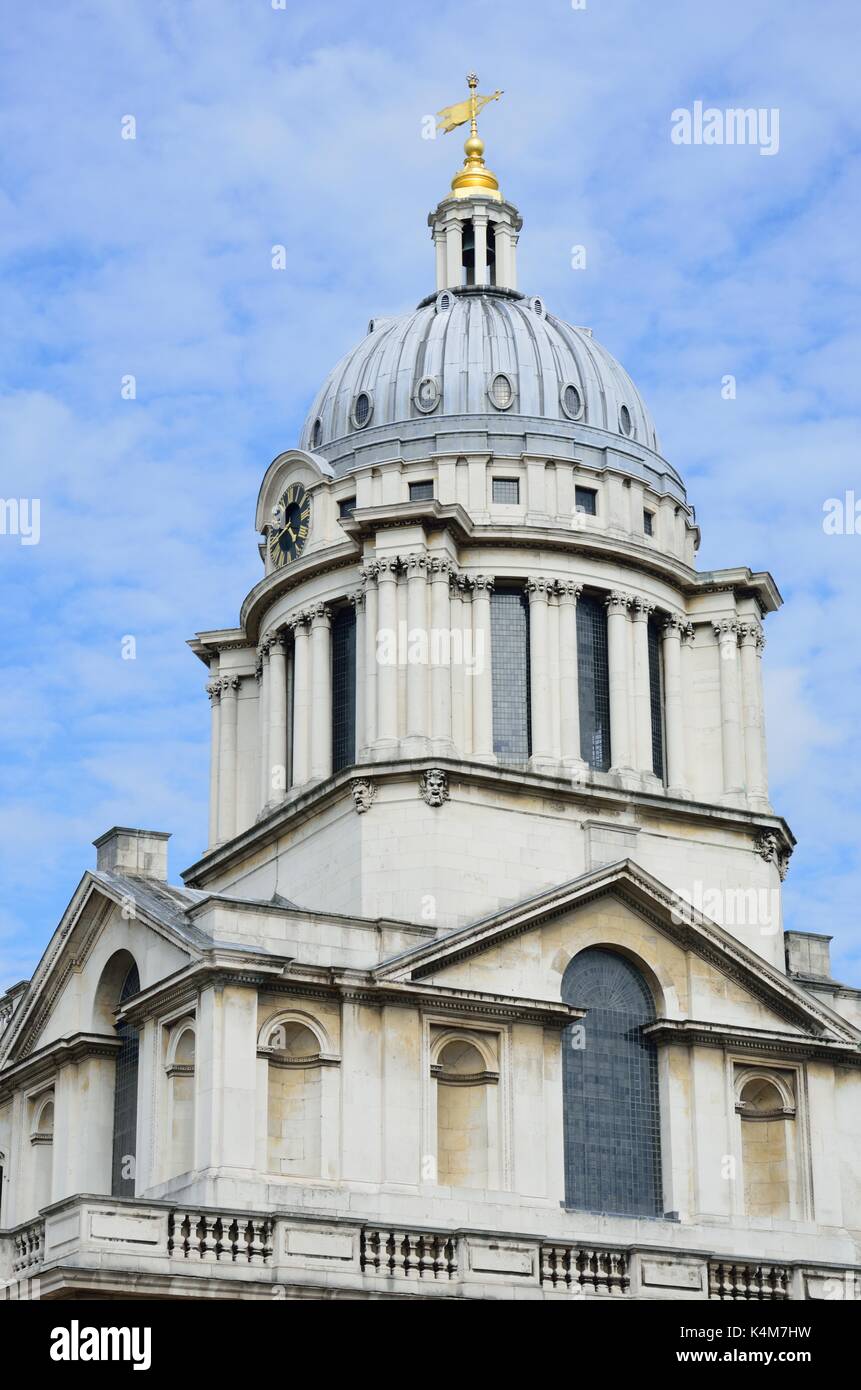 Greenwich Naval College Dome Stock Photo - Alamy